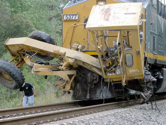 Train, grader collide, killing driver - Coastal Courier