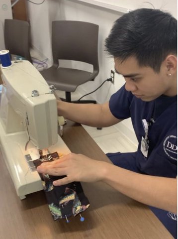 GSU students making masks - Coastal Courier