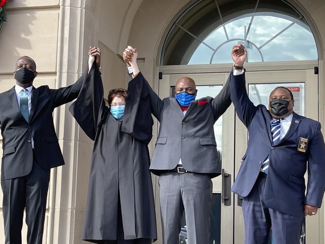 Law enforcement officers take oaths - Coastal Courier