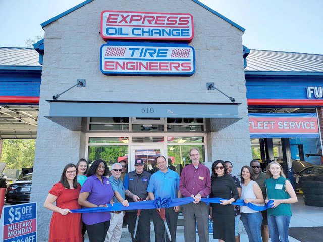Chamber welcomes Express Oil Change & Tire Engineers - Coastal Courier
