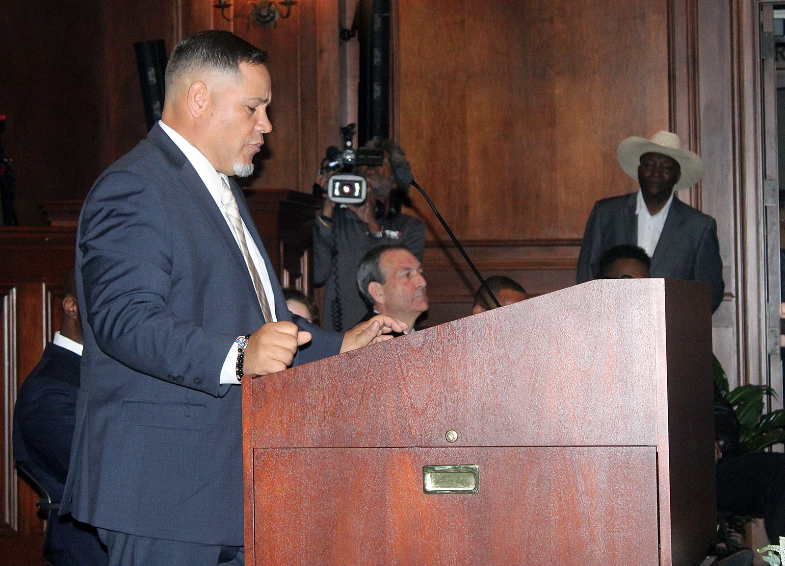 Ortiz takes oath as first Hispanic council member - Coastal Courier