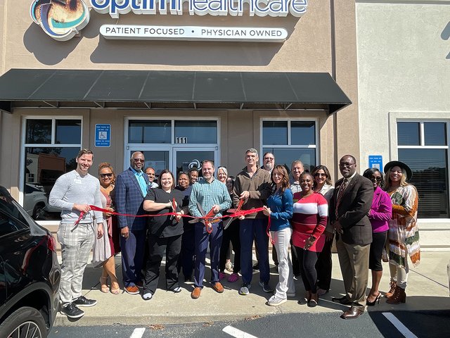 Chamber helps Optim Health System hold ribbon cutting - Coastal Courier