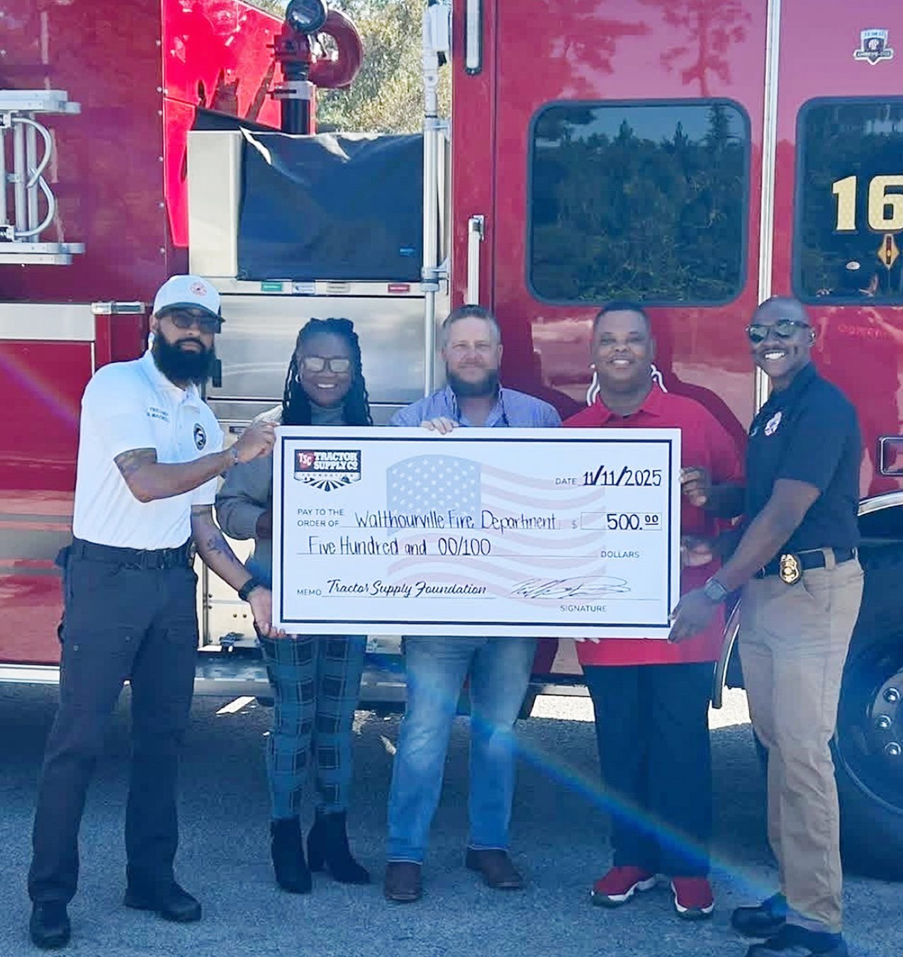 Tractor Supply aids Walthourville Fire Department - Coastal Courier