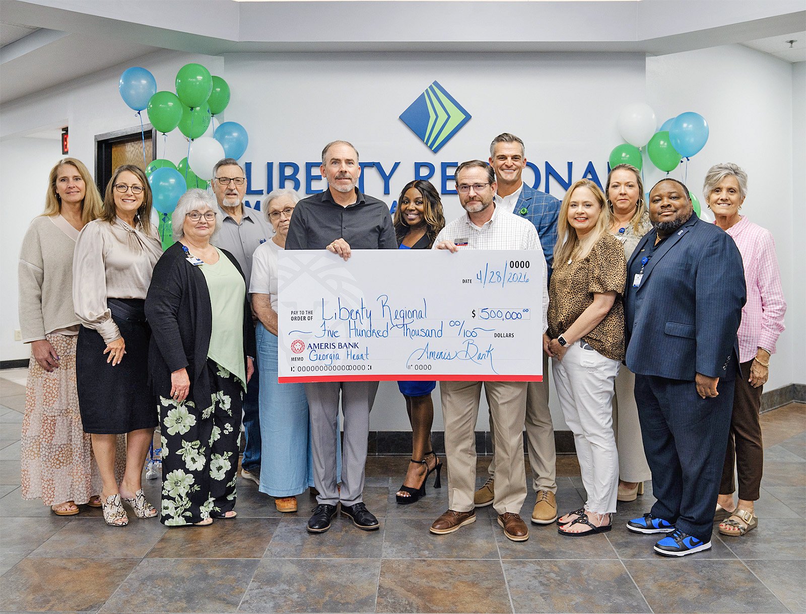 Ameris Bank gifts LRMC $500K through Georgia HEART Program - Coastal ...